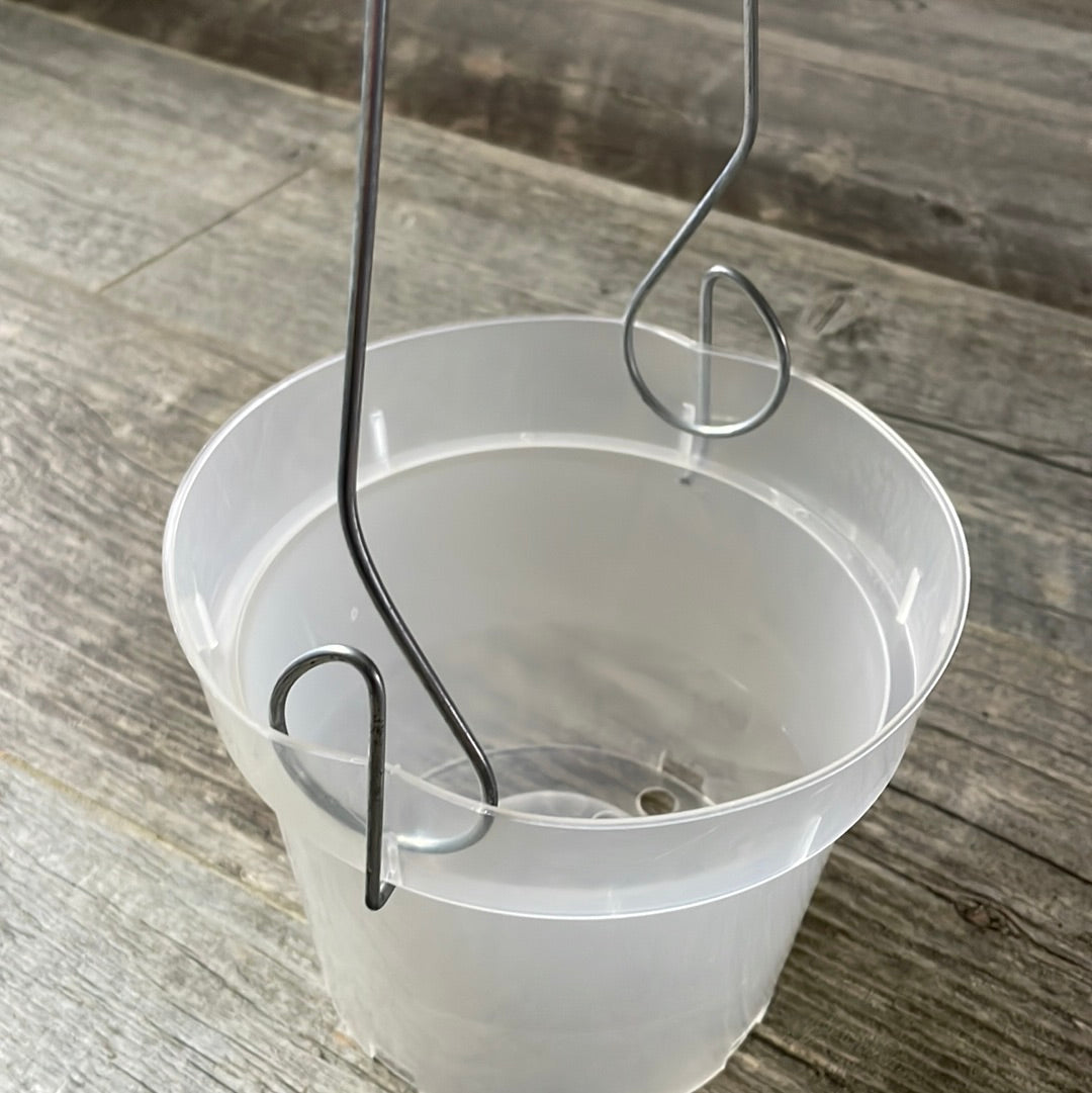 20" double sided hanger for PLASTIC pots – QuarterAcreOrchids